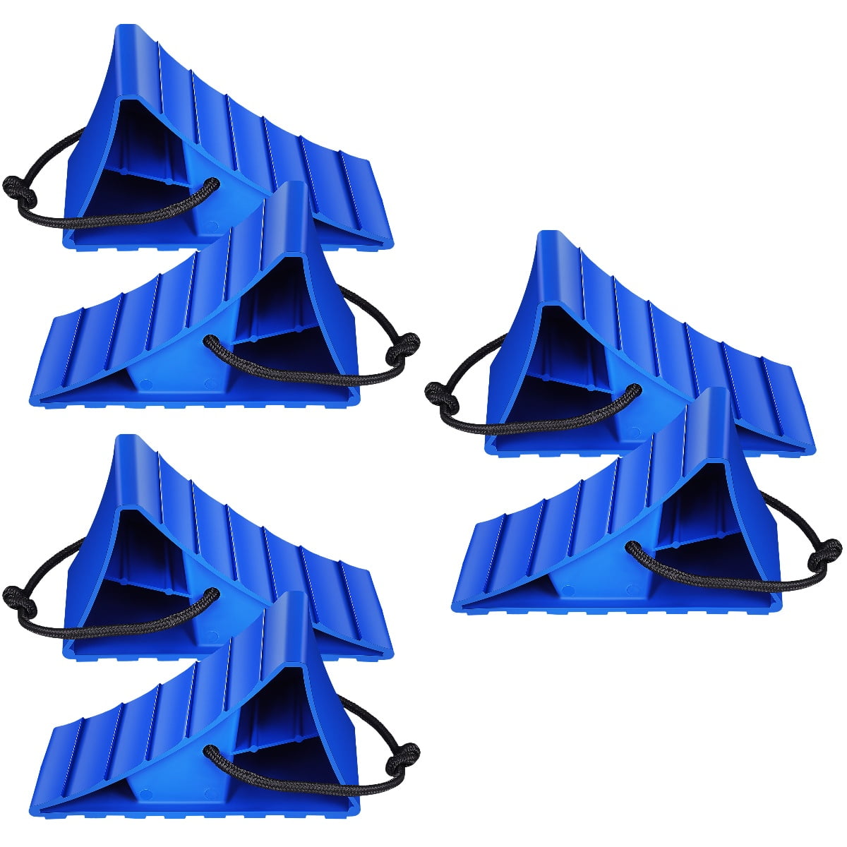 unbranded 6 pcs Wheel Chocks Heavy Duty RV Wheel Chocks Trailer Chocks ...