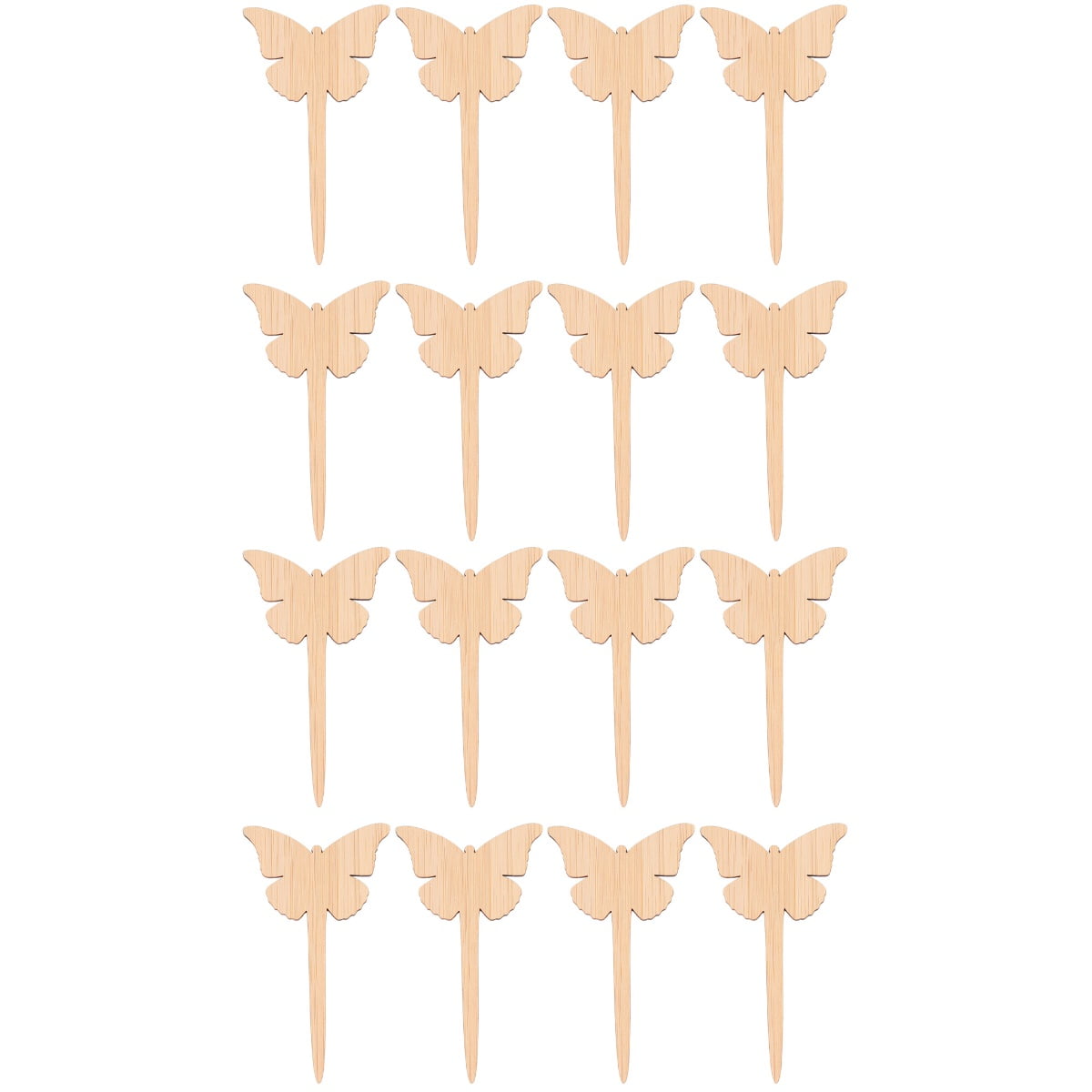 unbranded 60 PCS Bamboo Wood Plant Labels Floral Tag Soil Insert ...