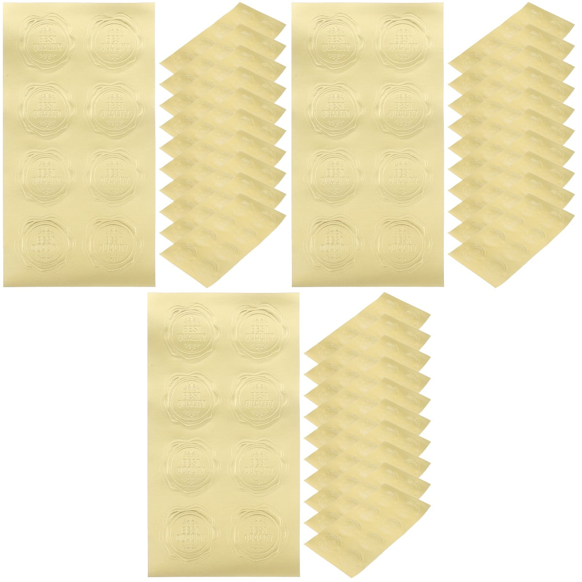 unbranded 60 Sheets Self-adhesive Seal Stickers Seal Envelope Stickers ...
