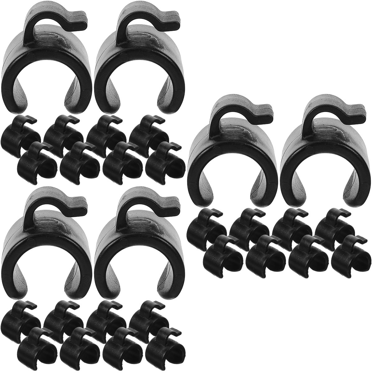unbranded 60 pcs Cable Clip 25mm Phone Stand Cable Holder Pole Mount ...