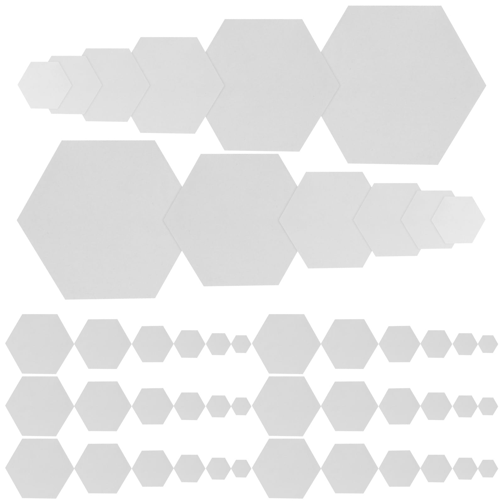 unbranded 600 Sheets Triangle Quilting Templates Patchwork Hex ...