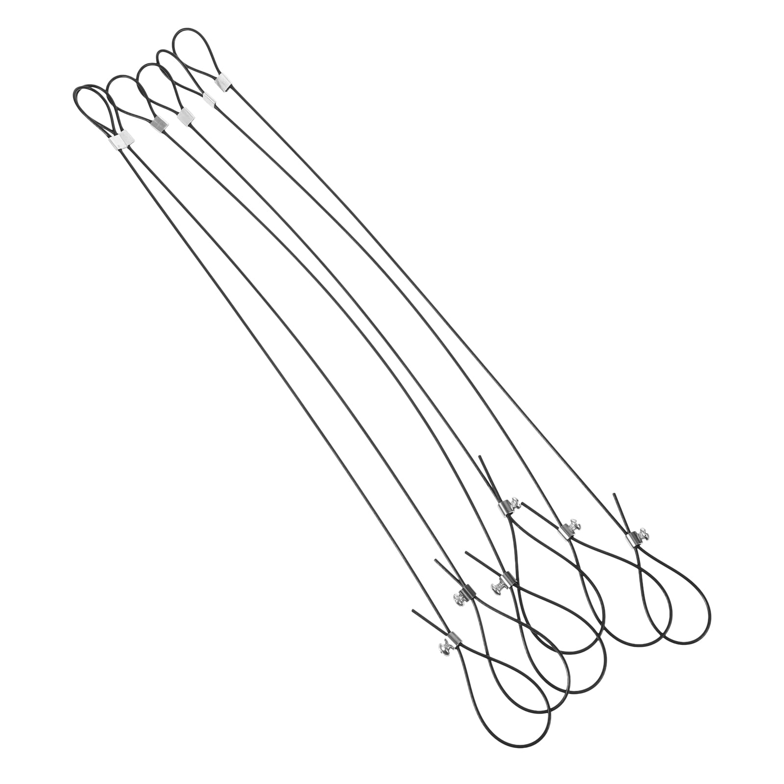 6pcs Adjustable Gate Latch Cable Pull Lock for Garden Backyard Door ...