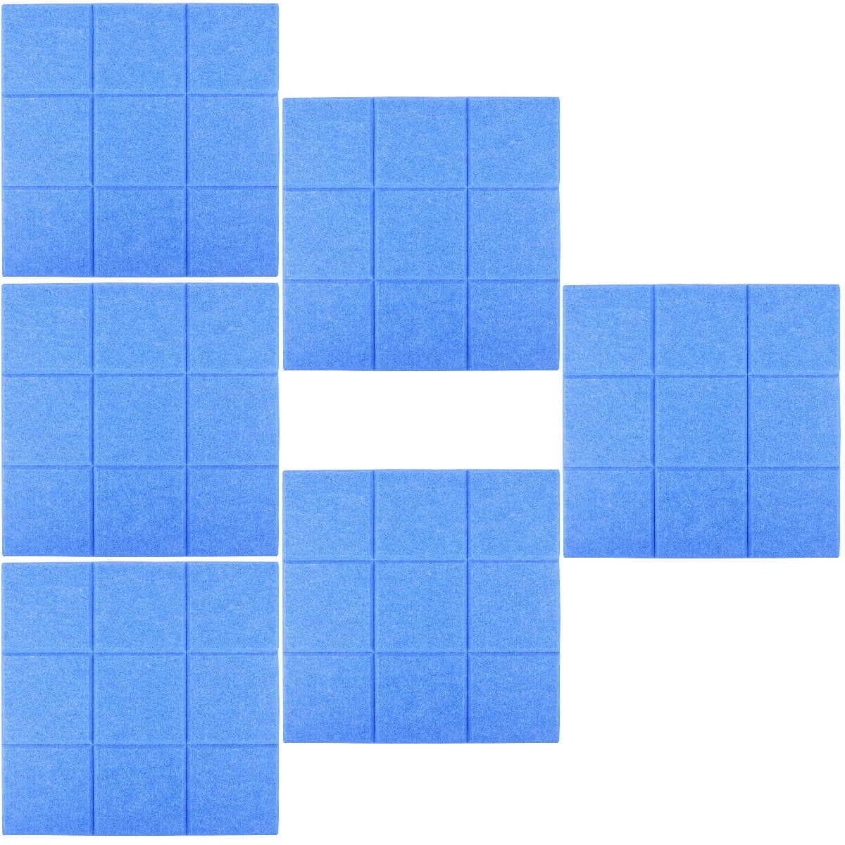 unbranded 6pcs Felt Board Bulletin Board Tiles, DIY Fabulous Photo Felt ...
