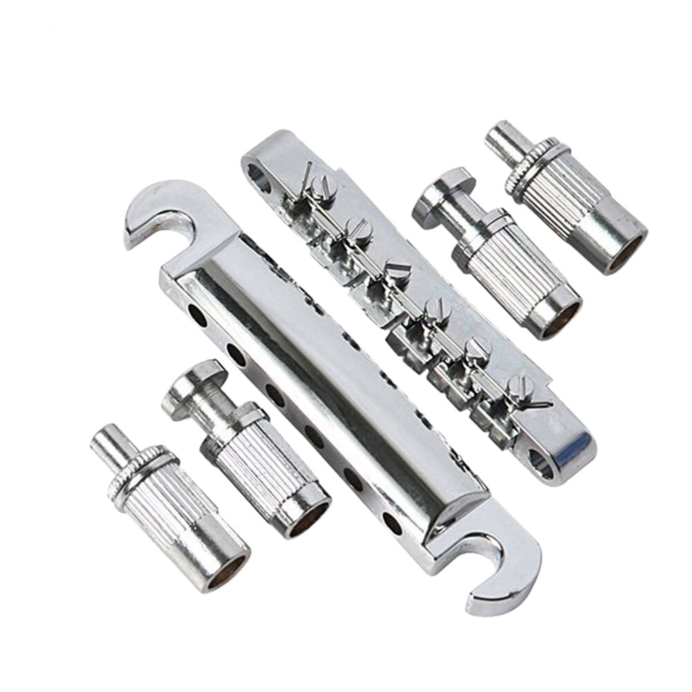 unbranded 6pcs Guitar Bridge 6 String Locking Bridge and Tailpiece Set ...