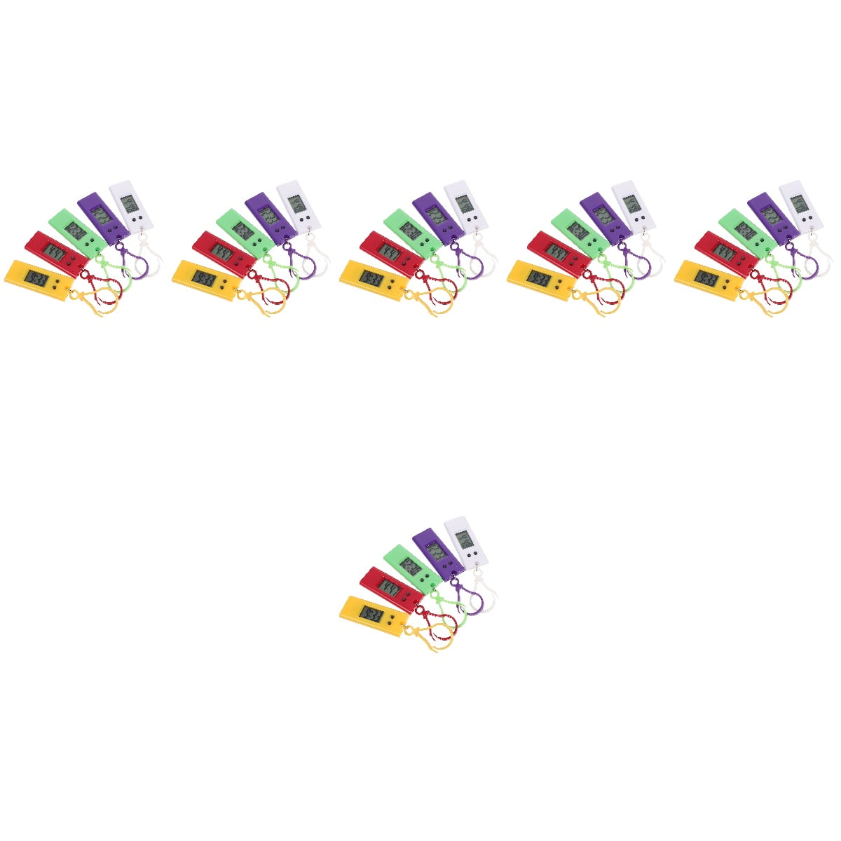 unbranded 6pcs Keychain Pocket Watch, 5Pcs Portable Clip On Watch ...