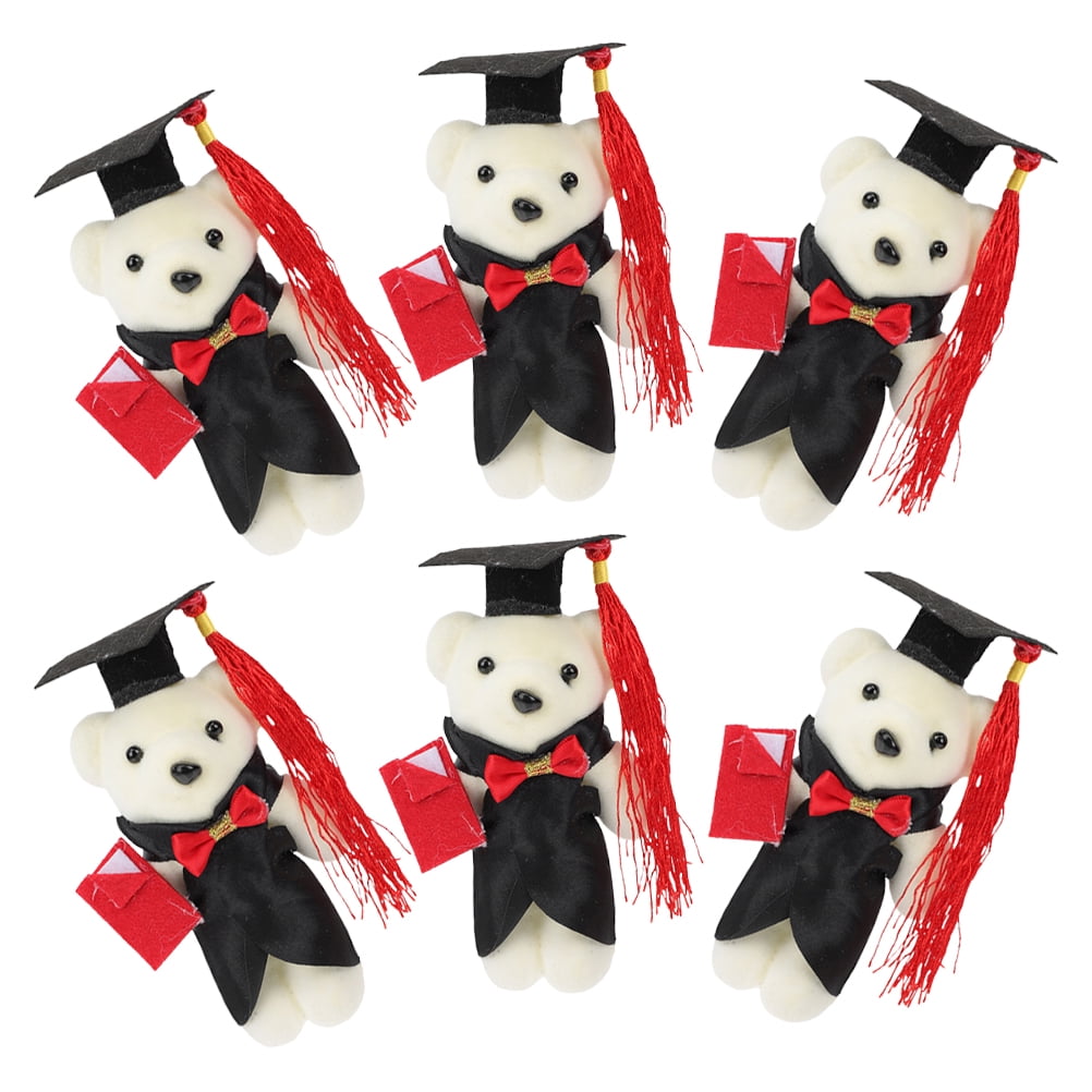 unbranded 6pcs Mini Graduation Bears Plush Bear For 2025 Graduation ...