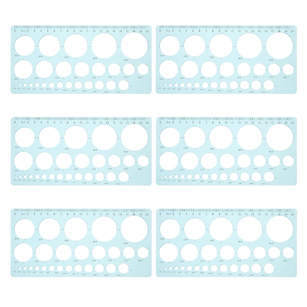 unbranded 6pcs Plastic Fruit Measurement Tool For Accurate Sizing Of ...