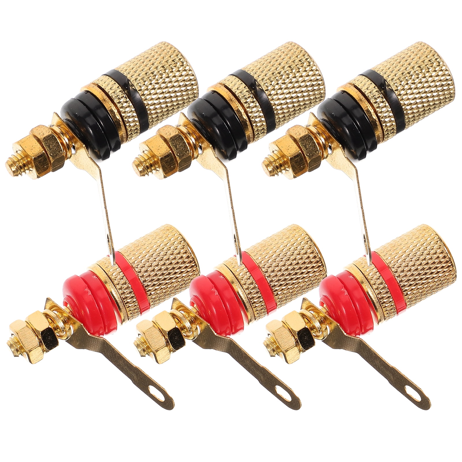 unbranded 6pcs Speaker Binding Post Banana Jack Amplifier Loudspeaker ...