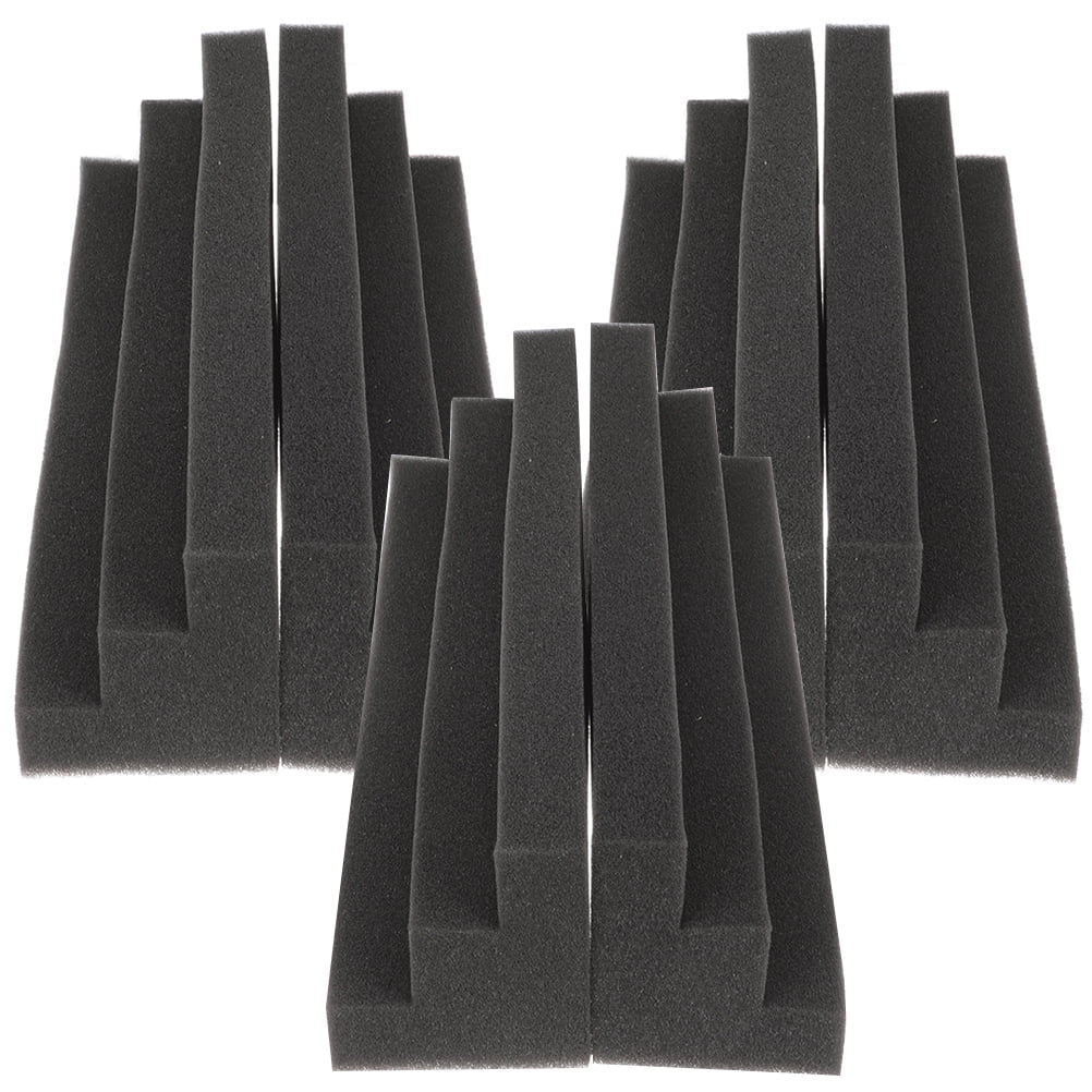 unbranded 6pcs Trapezoidal Acoustic Panel Soundproofing Board Corner ...