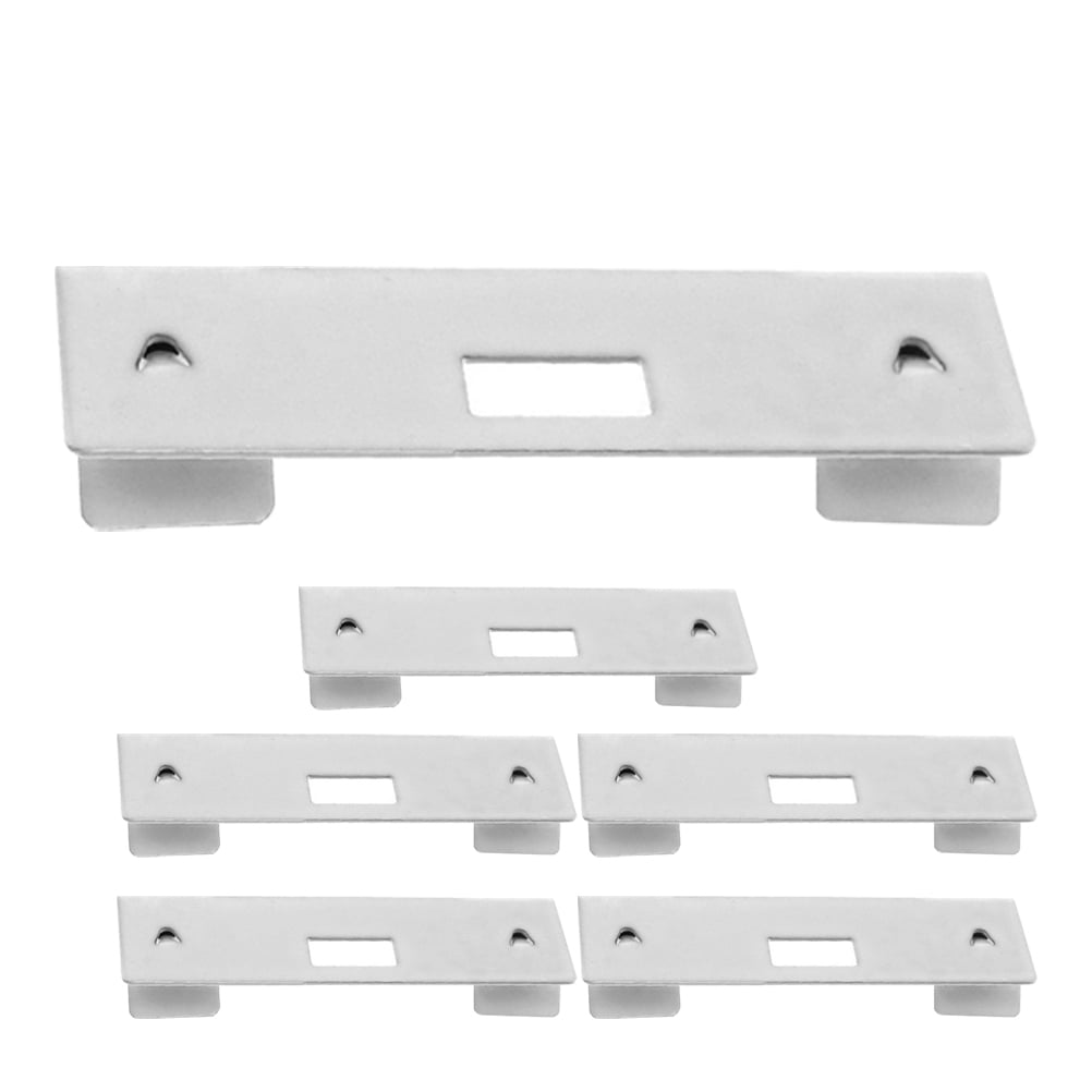 HEMOTON 6pcs Vertical Blind Repair Clips 47 mm Metal Vane Savers for ...