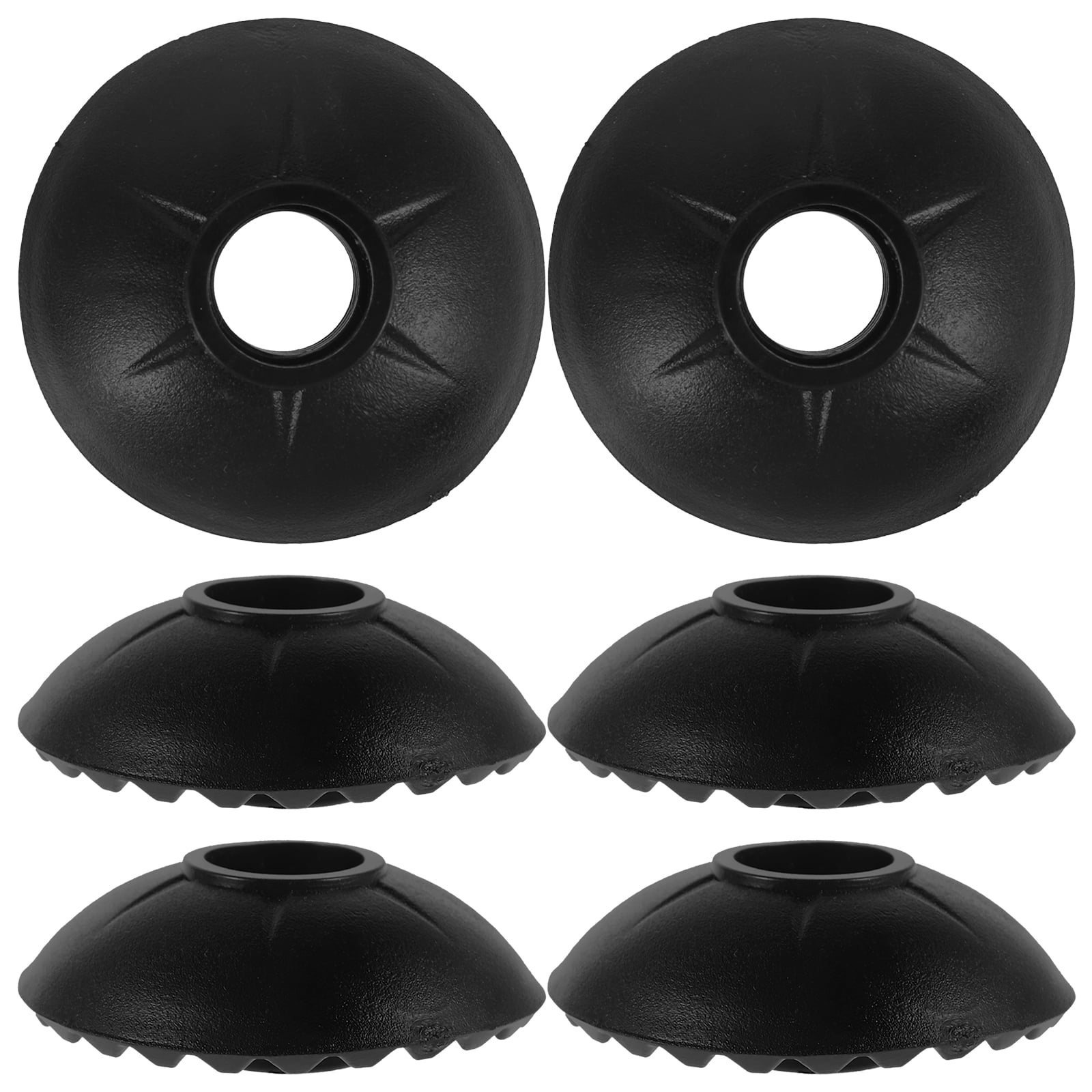 unbranded 6pcs Walking Stick Foot Pad Crutch Tip Trekking Pole Tip ...