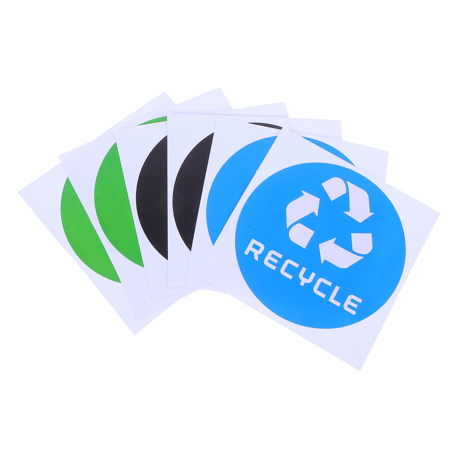 unbranded 6pcs Waste Sorting Stickers for Trash Bins Aesthetic Labels ...