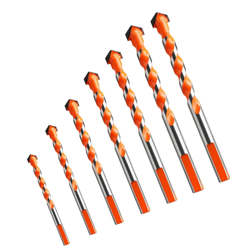 unbranded 7 Pcs Overlord Drill Concrete Auger Cement Bits for Step ...