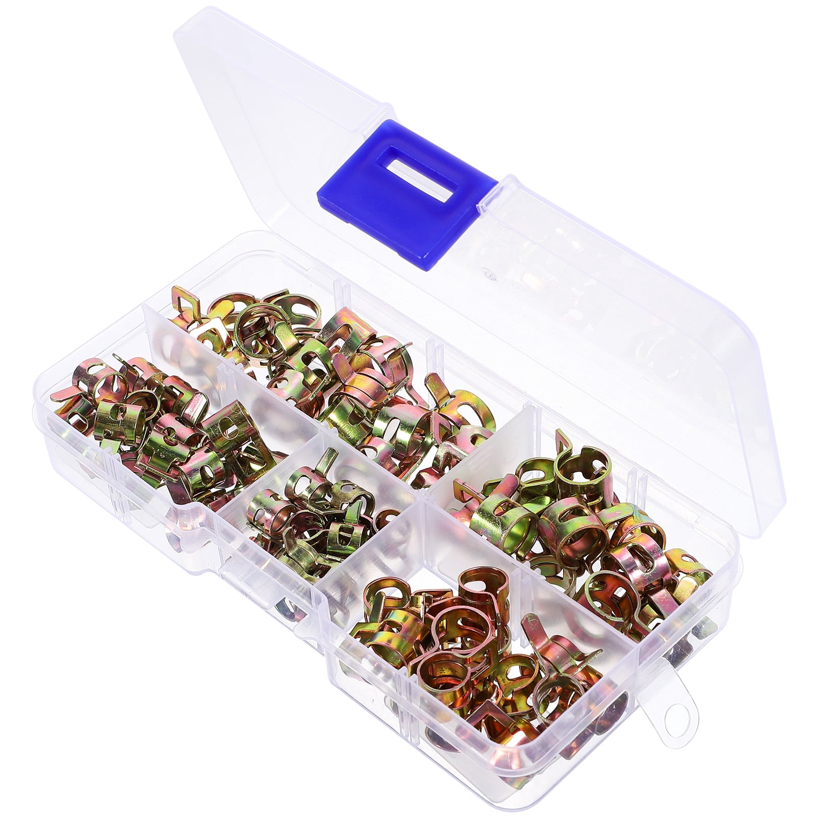 unbranded 75 Pcs Hose Clamp Tube Flex Water Pipe Clamps for Tubular ...