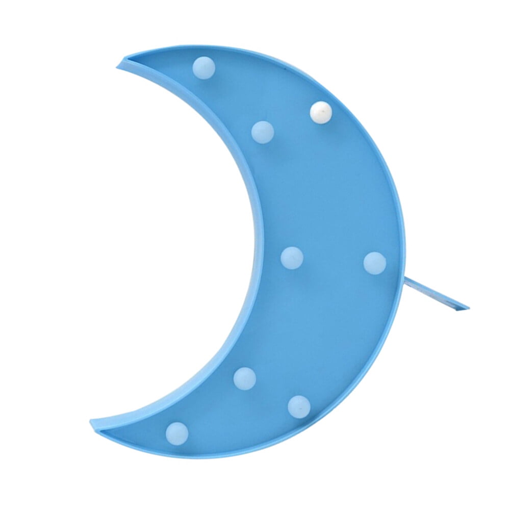 unbranded 8 LEDs Garland Crescent Moon Light Board Decoration - Walmart.com
