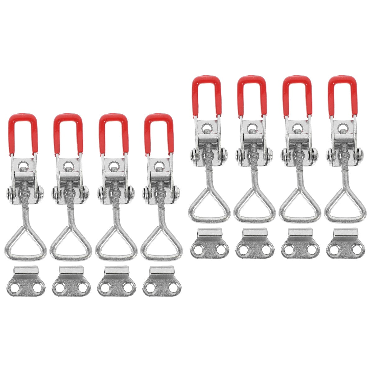 unbranded 8 Pcs Adjustable Toggle Clamp Toggle Latch Hasp Clamp Metal ...