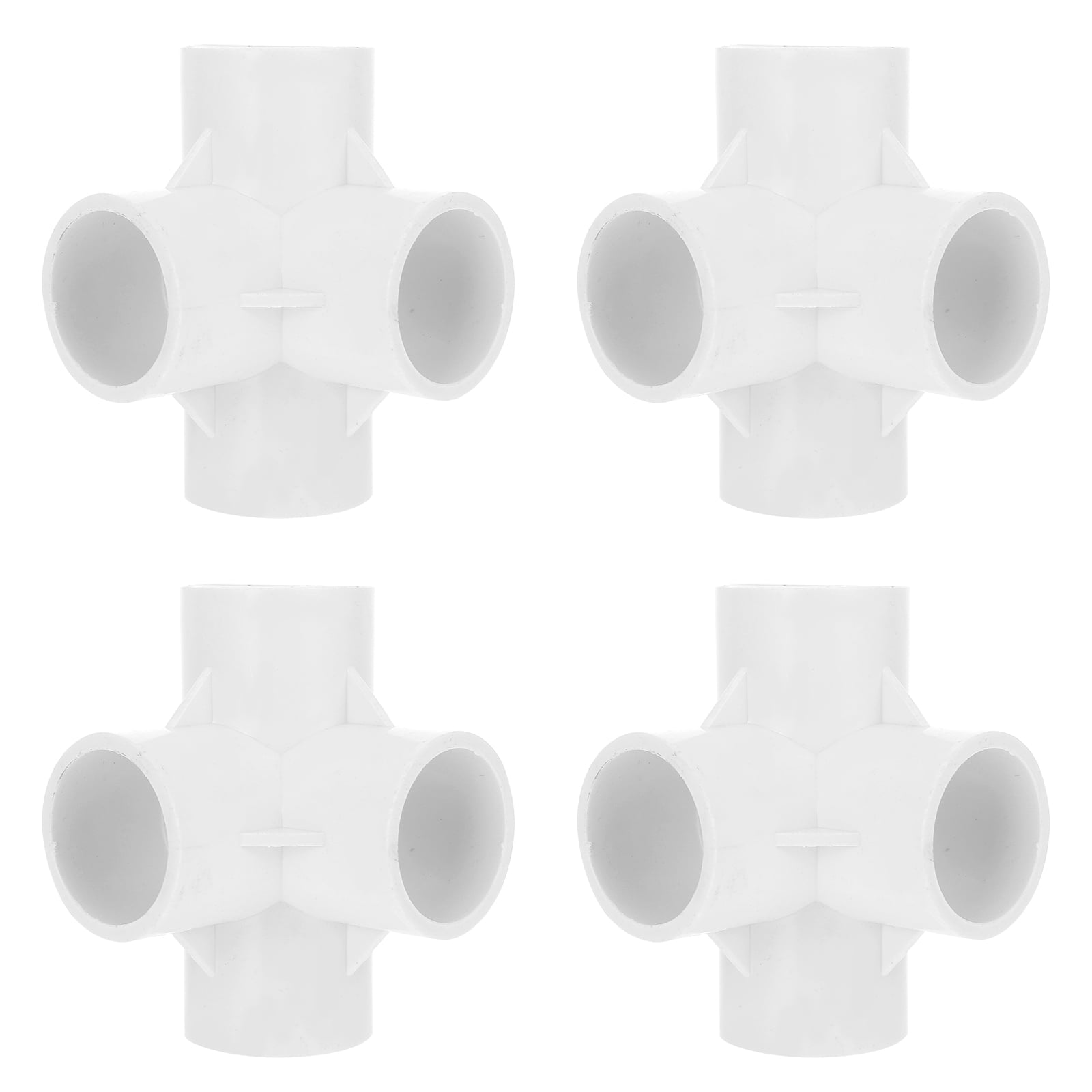 unbranded 8 Pcs Four-way Elbow Fittings Pipe Connectors Pvc - Walmart.com