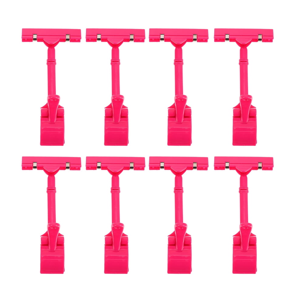 unbranded 8 Pcs Label Clip Show Rack Food Labels Rotating Display Stand ...