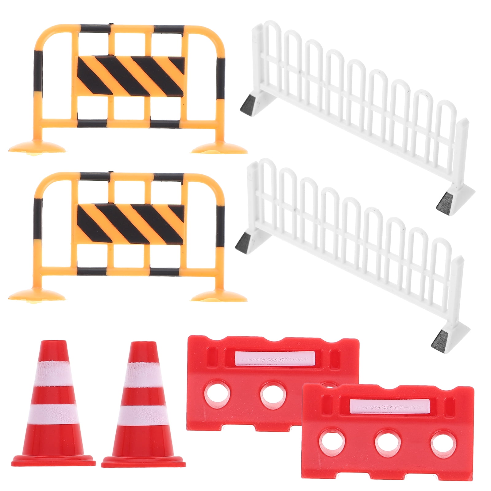 unbranded 8 Pcs Miniature Safety Roadblock Cognitive Toys Kids Toy ...