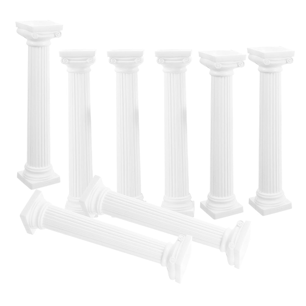 8pcs Small Roman Pillar Cake Stacking Column for Cake Decoration and ...