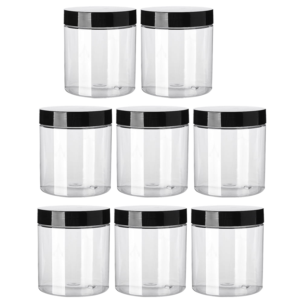 unbranded 8 Pcs Small Cream Jar Plastic Container Sugar Dispenser for ...