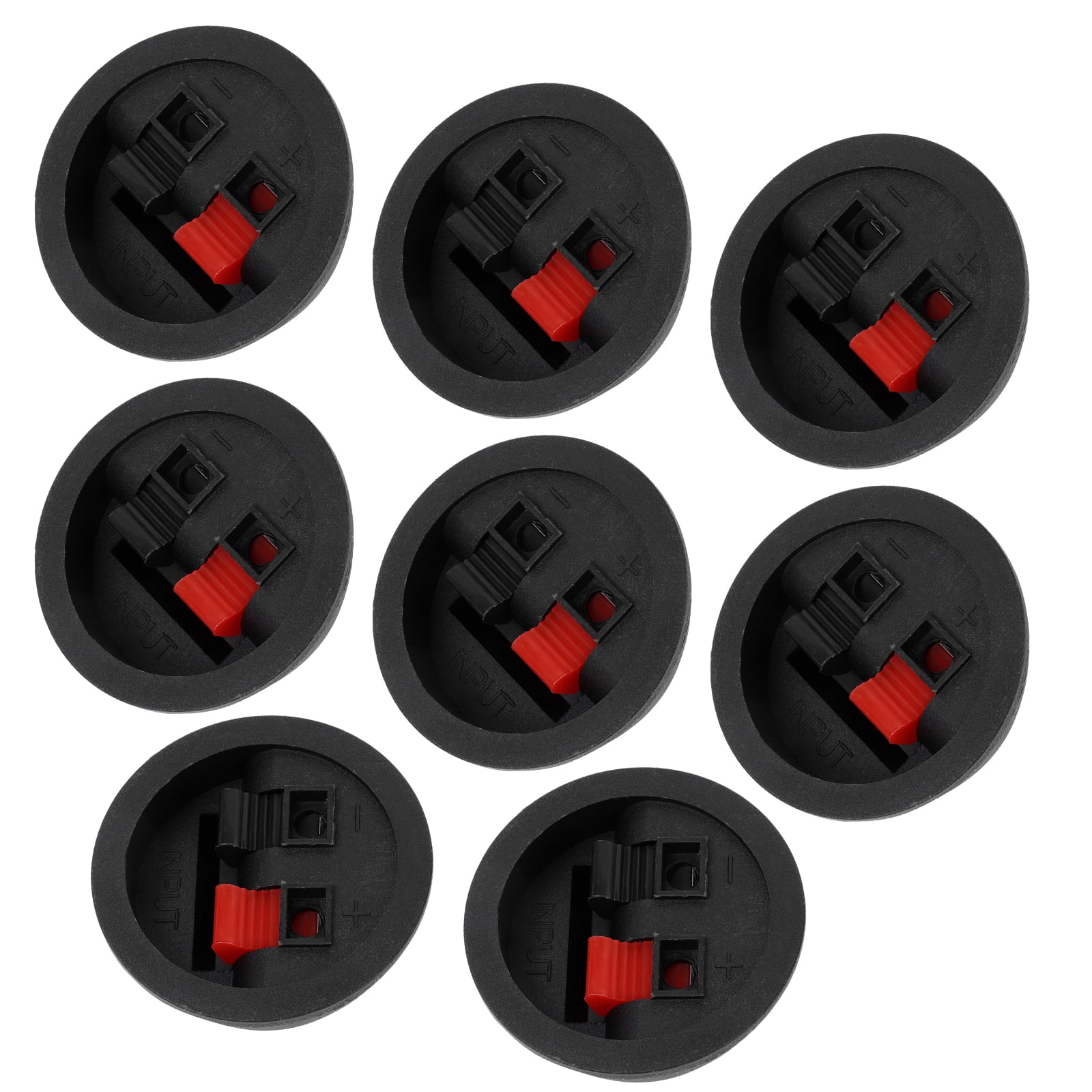 unbranded 8 Pcs Speaker Wiring Clip Terminal Line for Subwoofer Cup ...