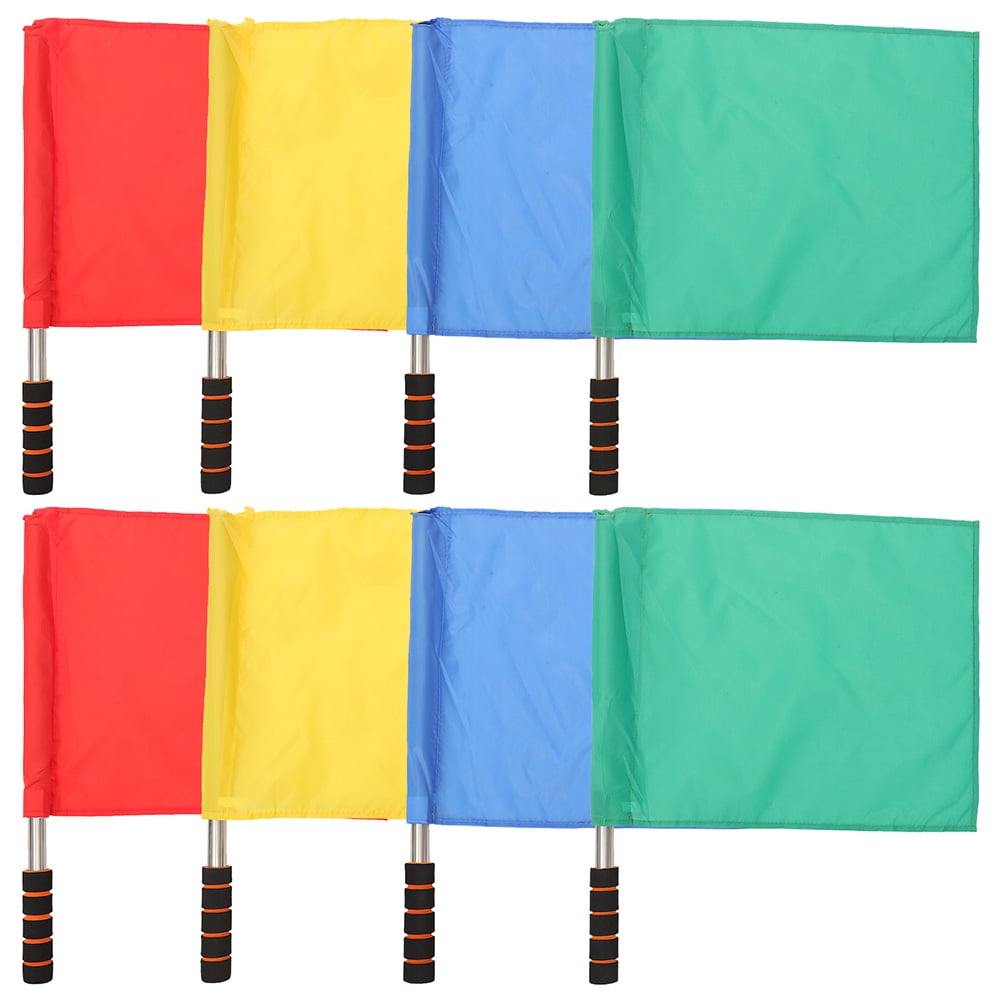 unbranded 8 Pcs Traffic Control Flag Football Penalty Challenge Mini Flags - Walmart.com
