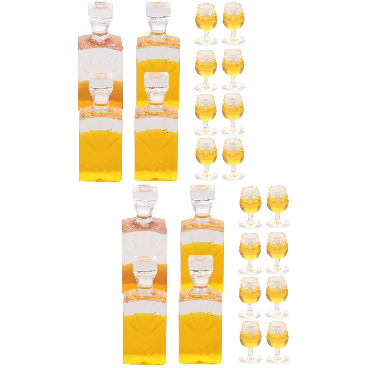 unbranded 8 Sets Miniature Wine Bottles Mini House Accessories Mini ...