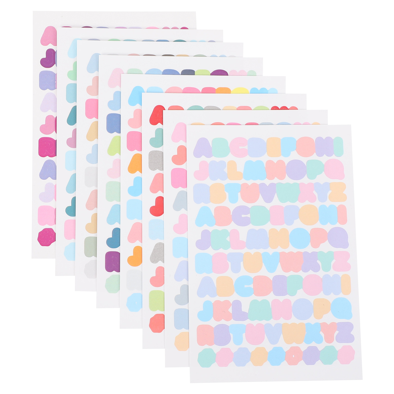 unbranded 8 Sheet Reward English Alphabet Stickers Portable Stickers ...