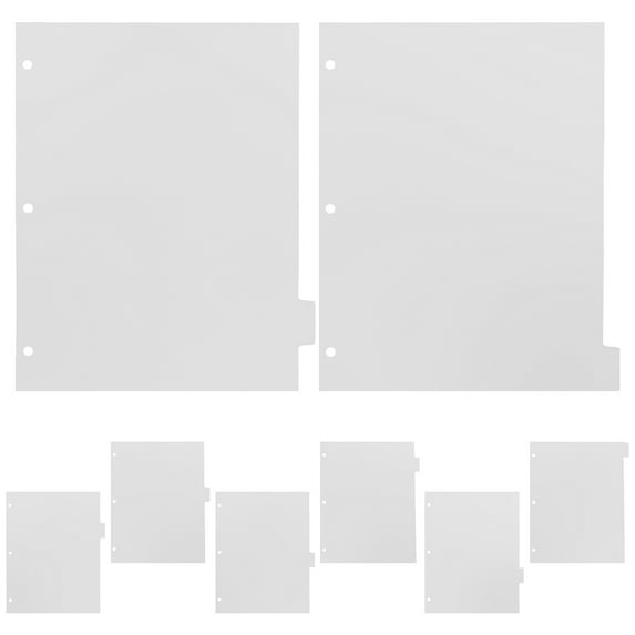 Hytrove Notebook Paper Dividers Categorizing Documents Rectangular ...