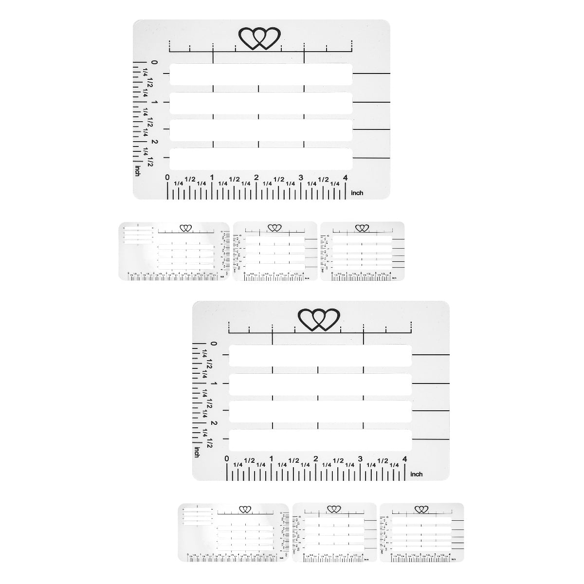 unbranded 8 pcs Addressing Guide Stencil Creative Envelope Plastic ...