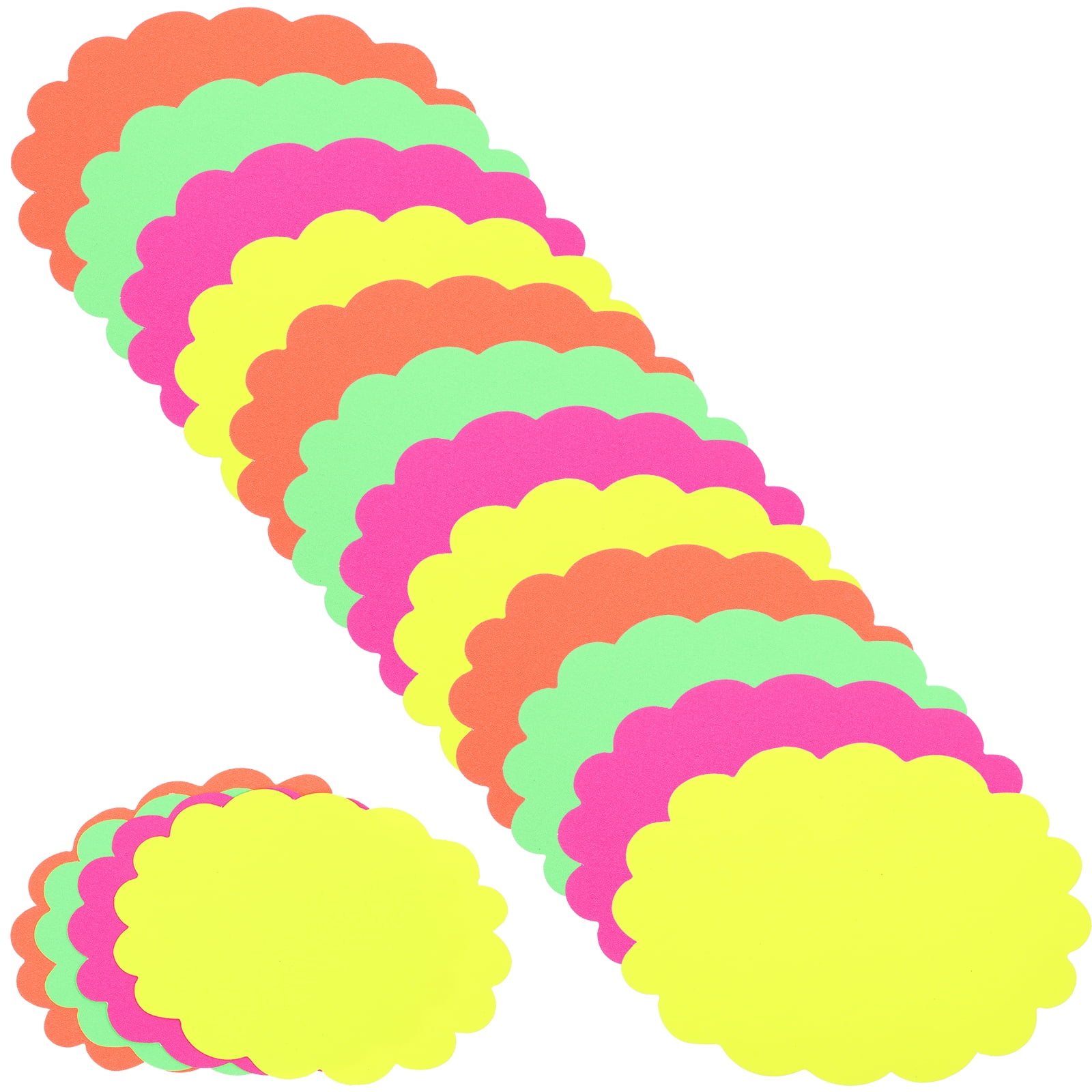 unbranded 80 Pcs Delicate Wall Cutouts Poster Paper Bulletin Board Name ...