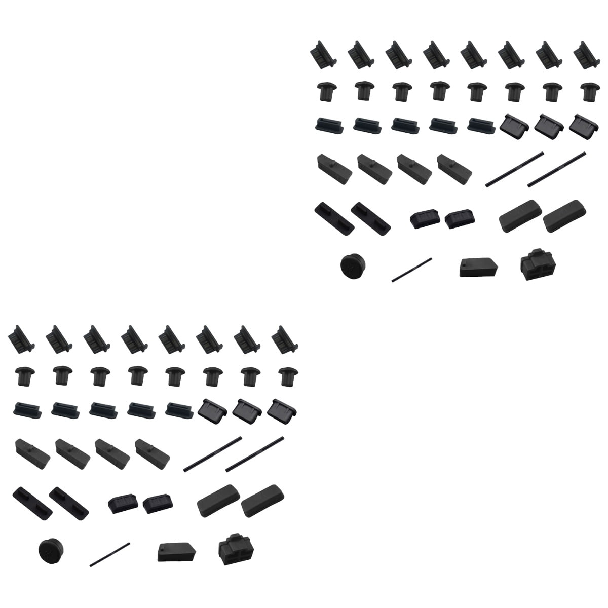 unbranded 80 Pcs Plug Silicone Computer Motherboard Port Cover ...