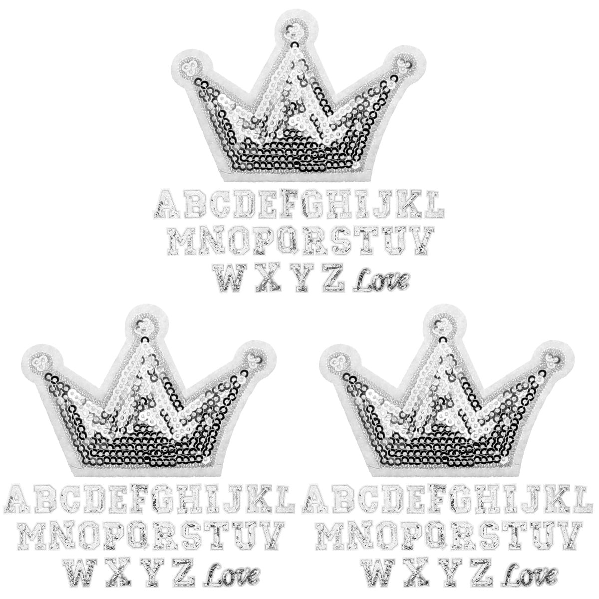 unbranded 84 pcs Letter Patches Ironing On Letter Patches DIY Iron On ...