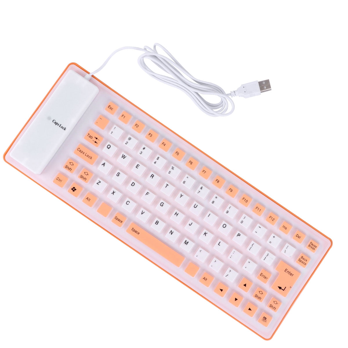 unbranded 85 Keys Silicone Folding Waterproof USB Keyboard Trustworthy ...