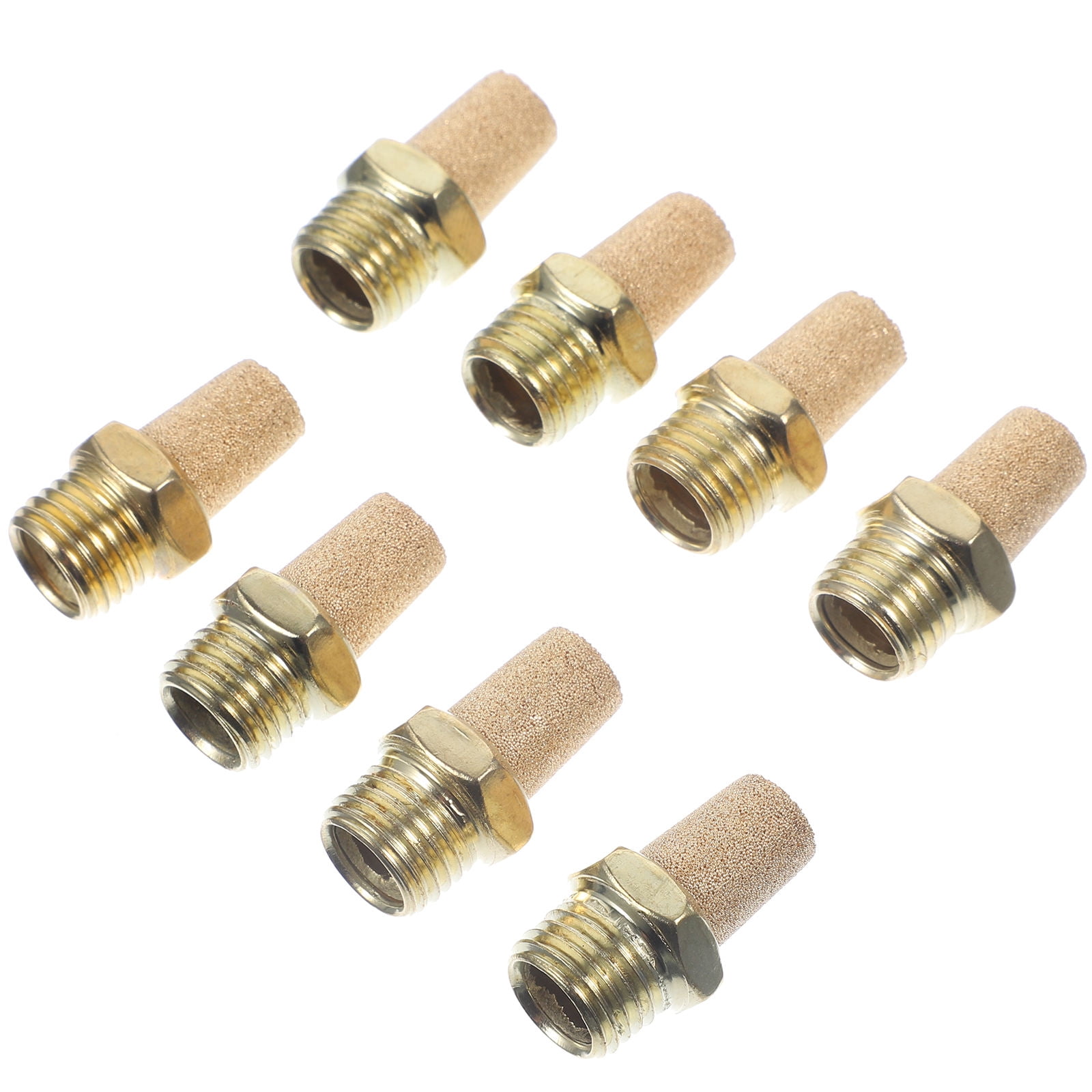 AURARMLET Pneumatic Fittings Air Pneumatic Mufflers Compact 8Pcs ...