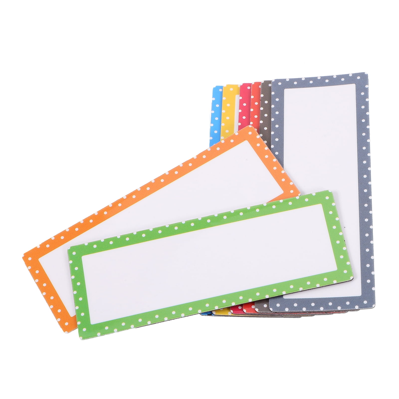 unbranded 8 Pcs Name Sticker Magnet Paper Label Pastel Magnets Magnetic ...