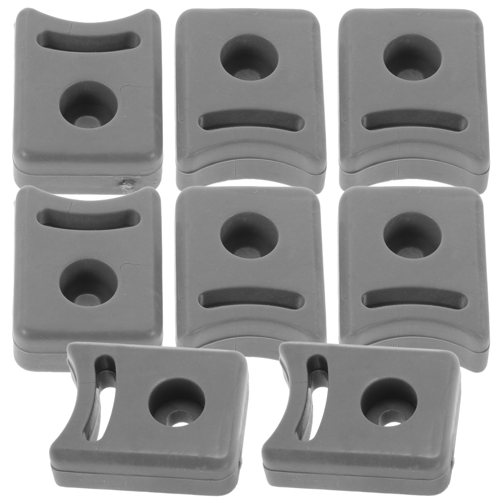 unbranded 8pcs Glass Door Bumper Stops Bathing Door Stops Glass Shower ...