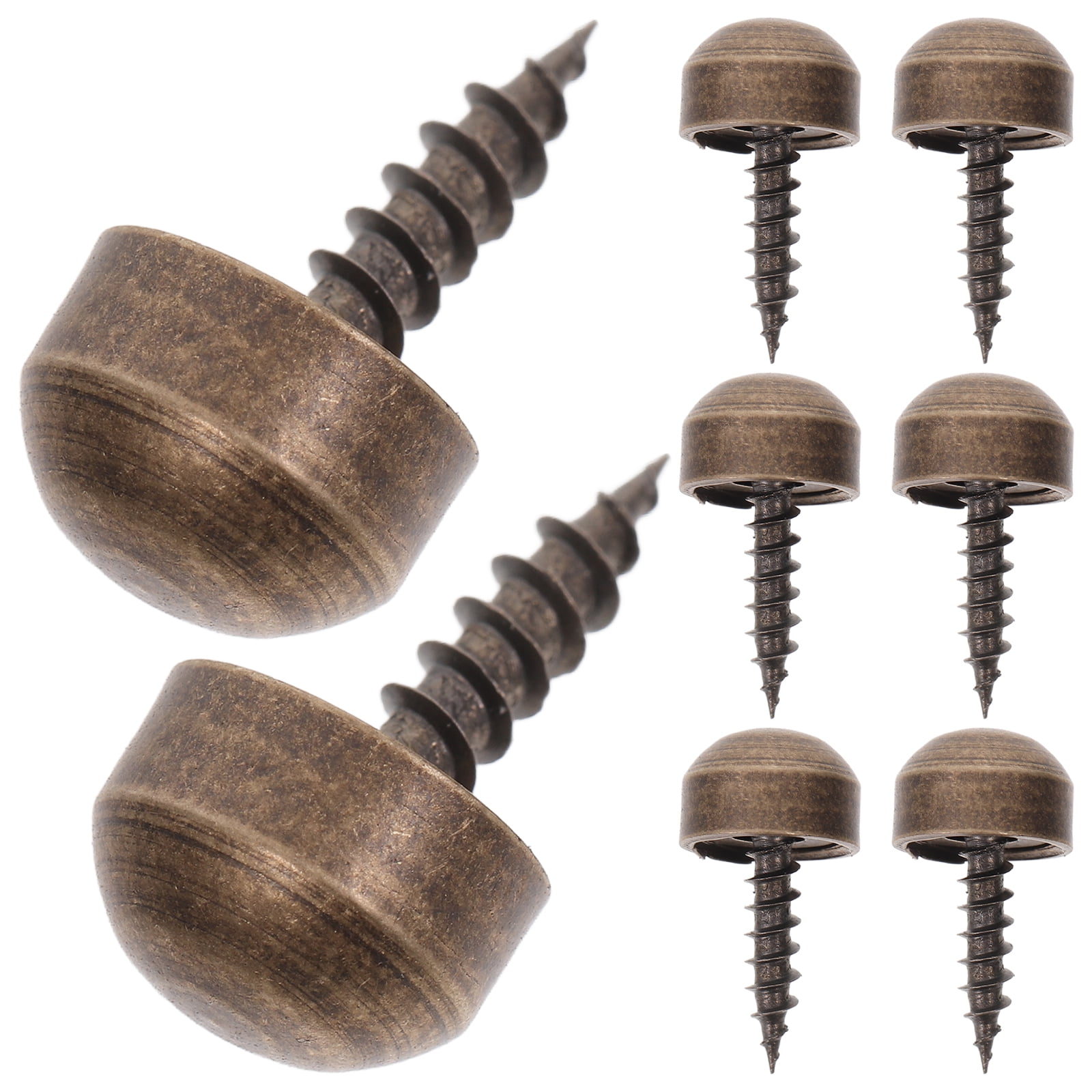 unbranded 8pcs Mirror Mounting Hardware Brass Fasteners Screw ...