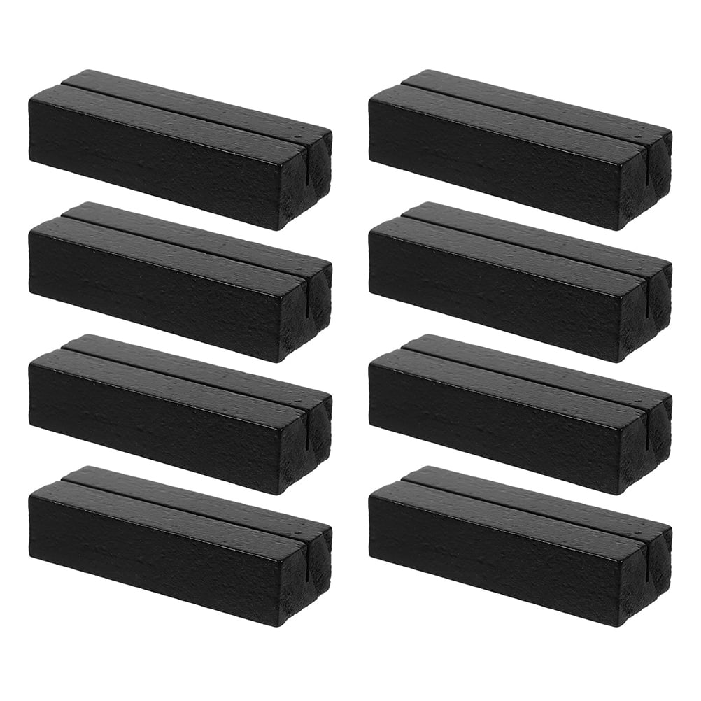 unbranded 8pcs Wooden Acrylic Sign Holders Table Picture Display Stands ...