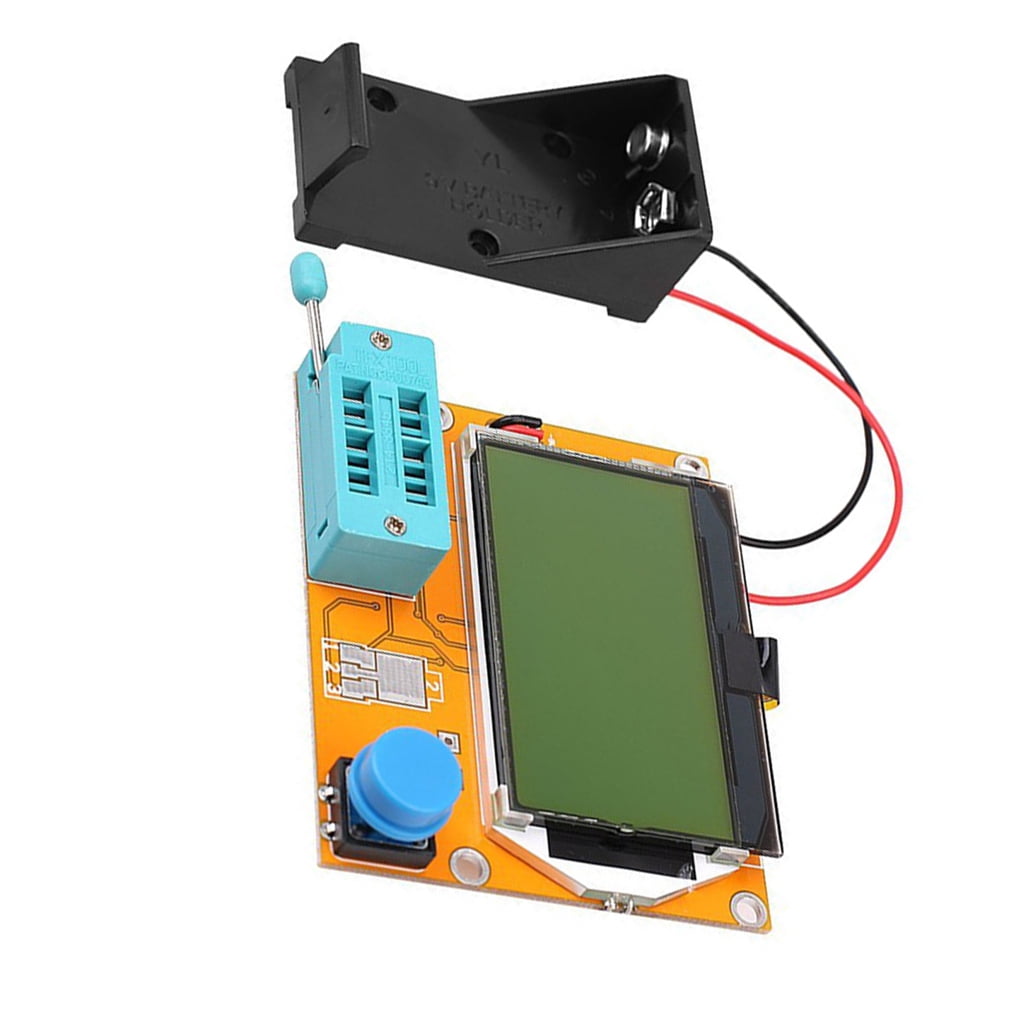 chidgrass ABS Digital Transistor Tester LCD Screen Button Control ...