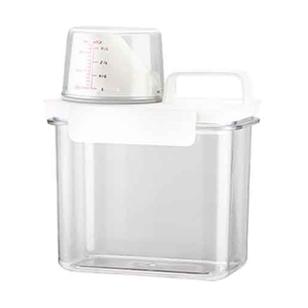 chidgrass ABS Washing Powder Storage Box Portable Replacement Leakproof ...