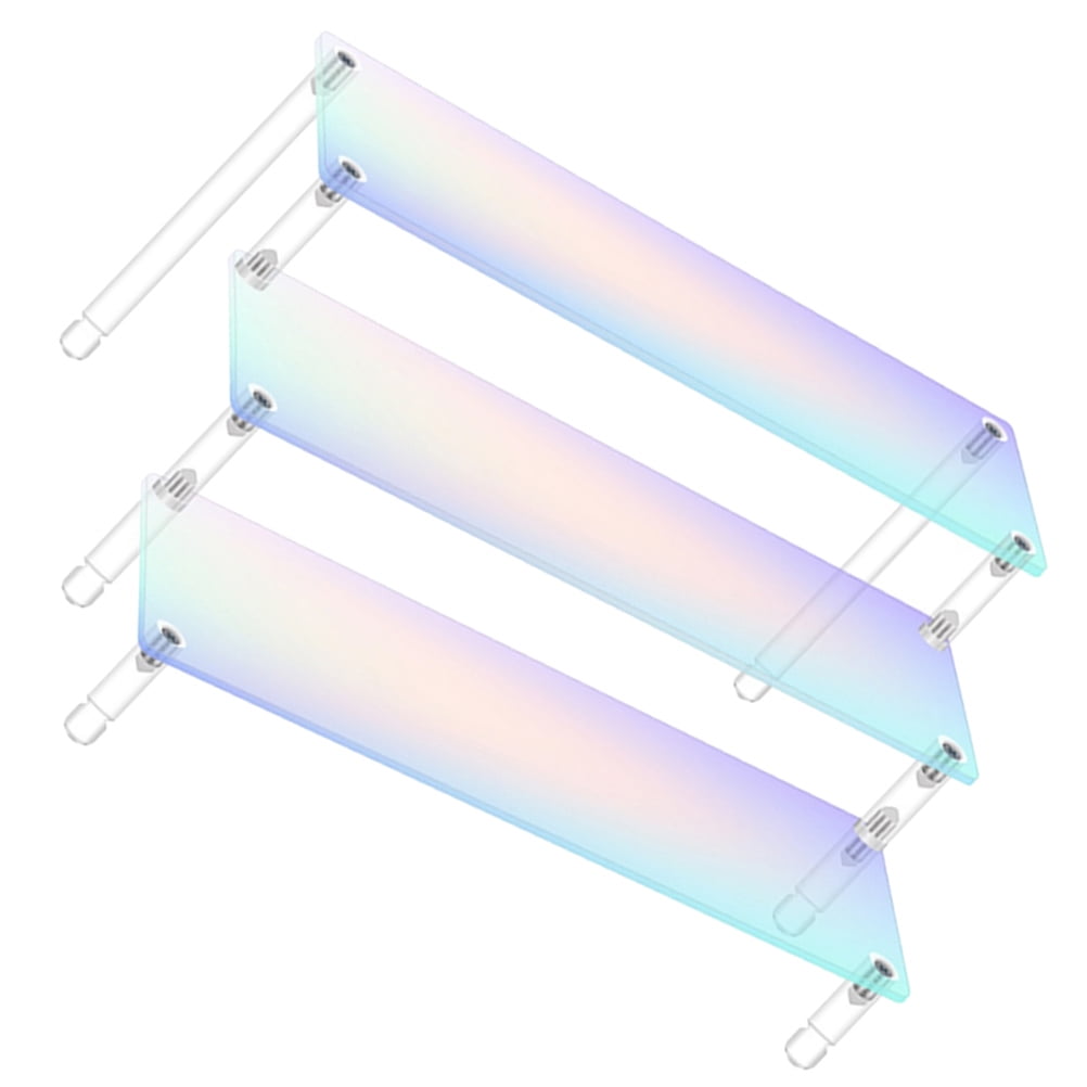 unbranded Acrylic Display Stand 3 Tier Display Shelf Riser Organizer ...