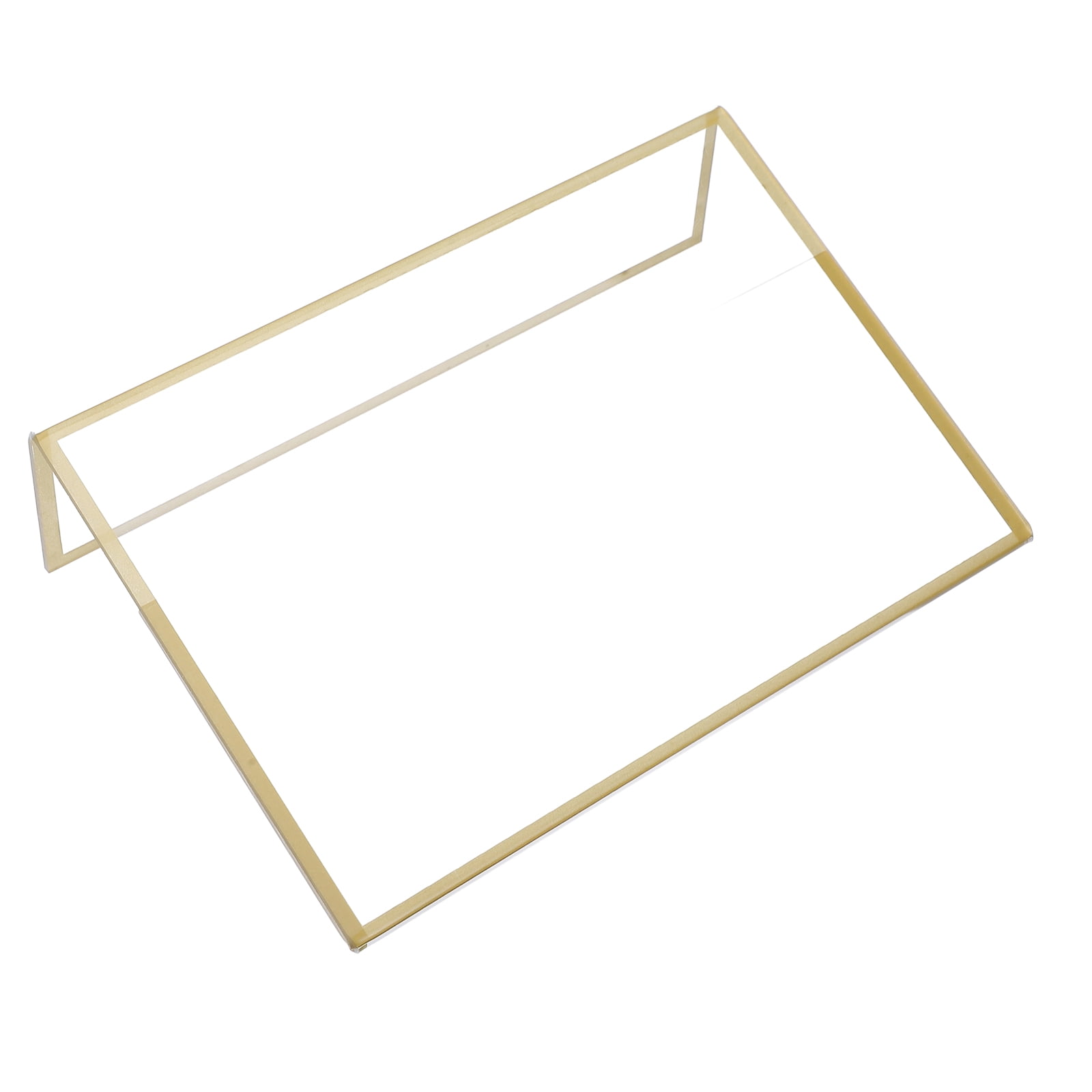 unbranded Acrylic Sign Holder 6pcs L Shaped Clear Table Top Sign Holder ...