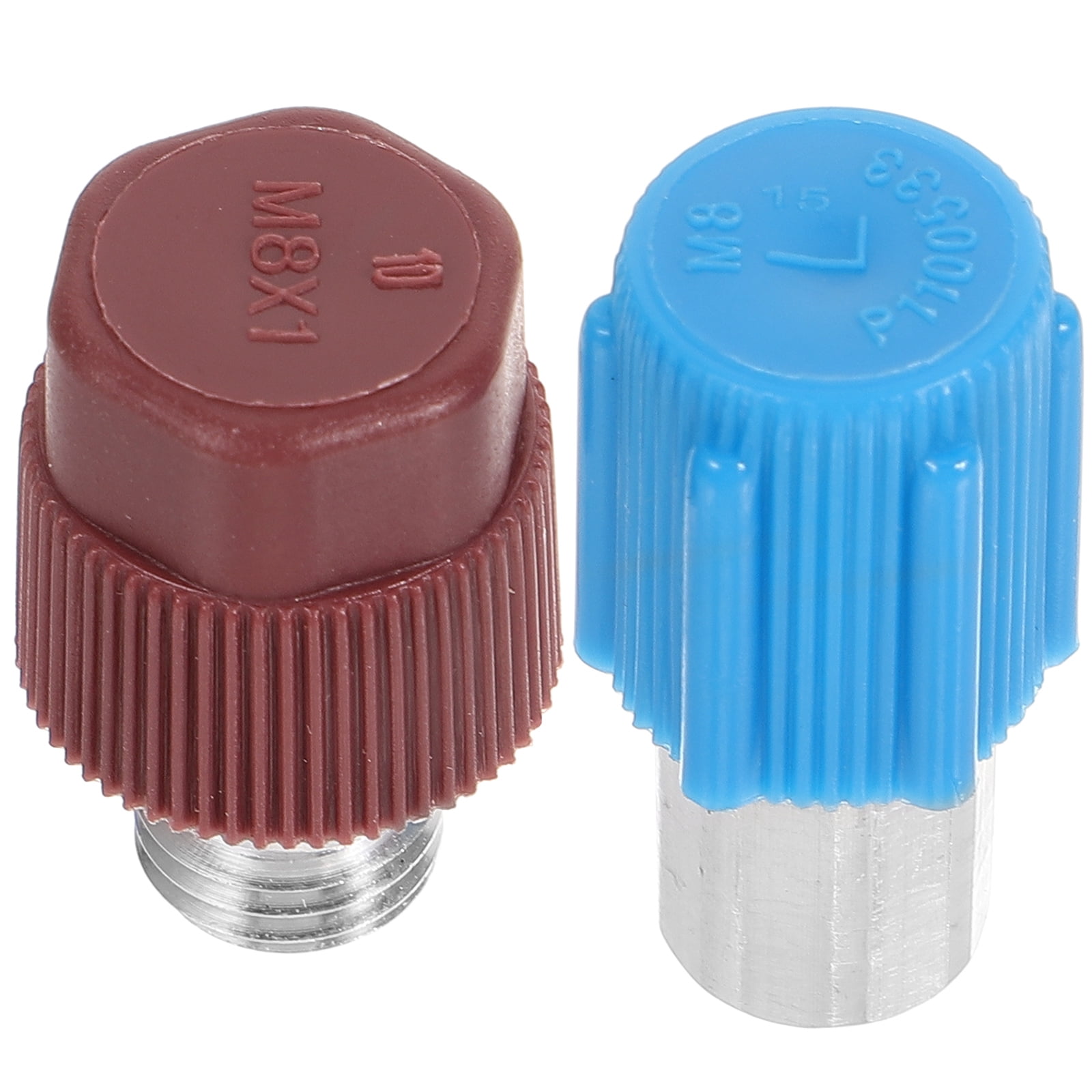 WEUVEB Refrigeration Hose Fitting Red 1 Pair 3.20X1.50X1.50cm 1.26X0 ...