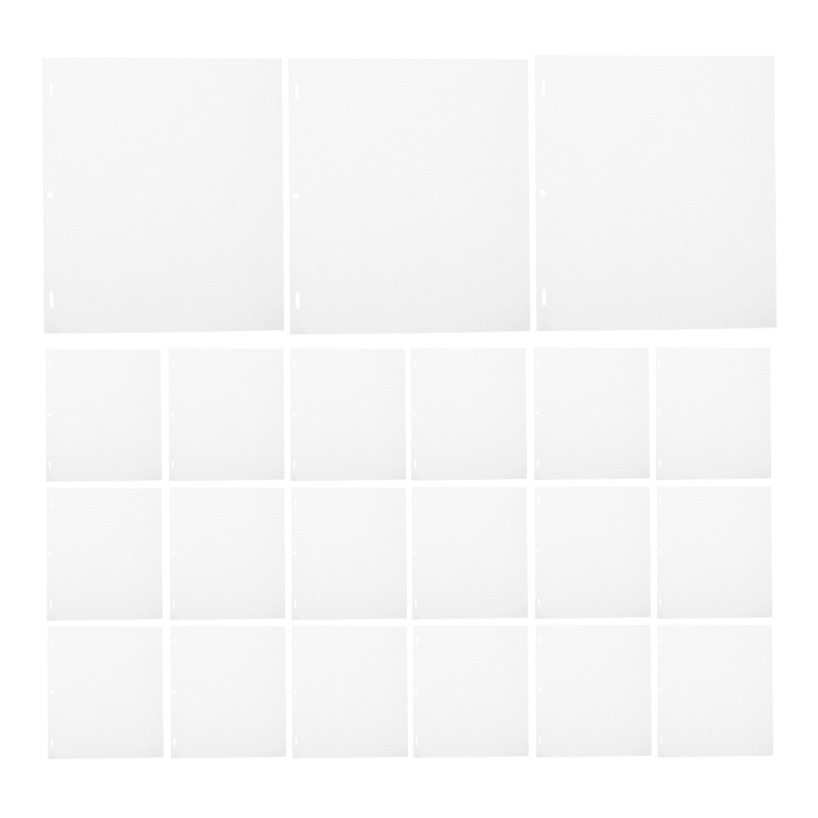 unbranded Animation Position Paper 200pcs Blank Animation Punched Paper ...