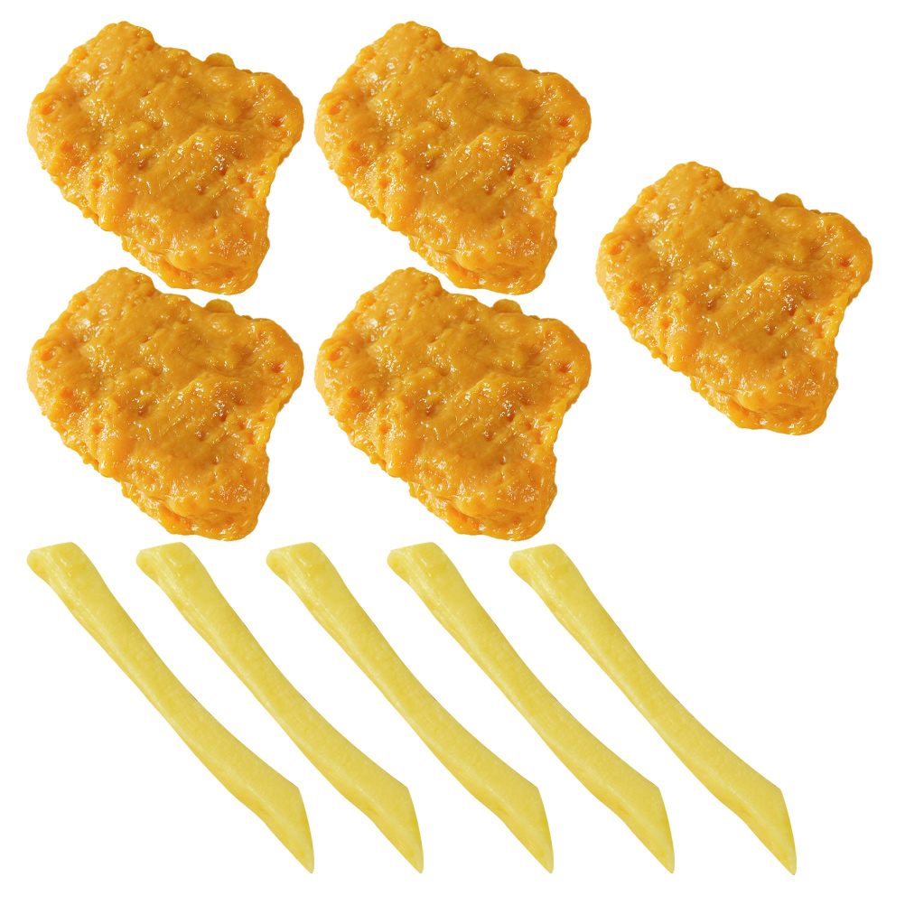 unbranded Artificial Food for Display Chicken Fake Nuggets and French ...