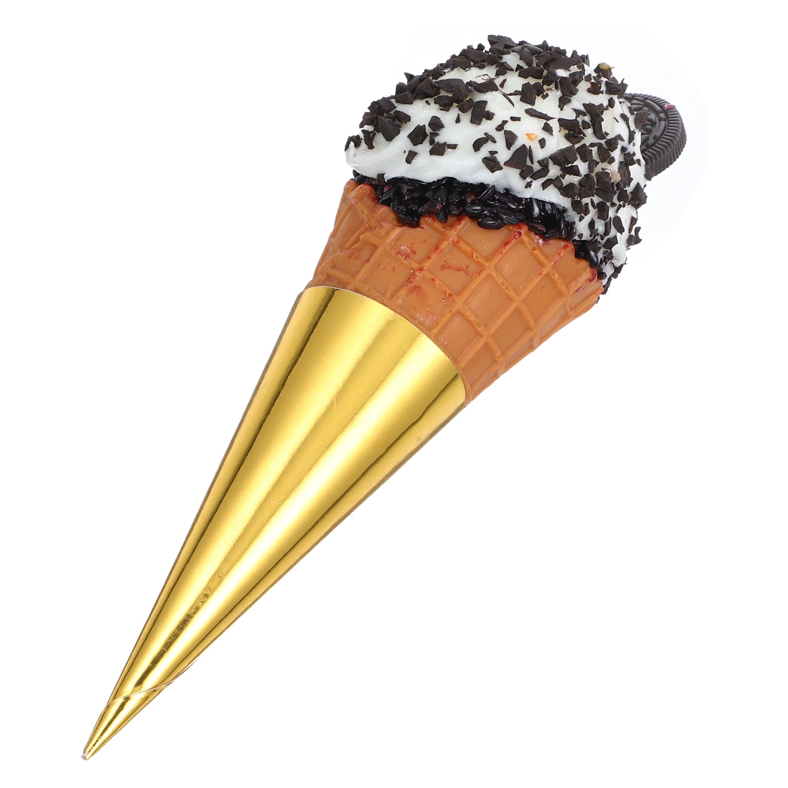 unbranded Artificial Ice Cream Cone Fake Ice Cream Model PVC Ice Cream ...