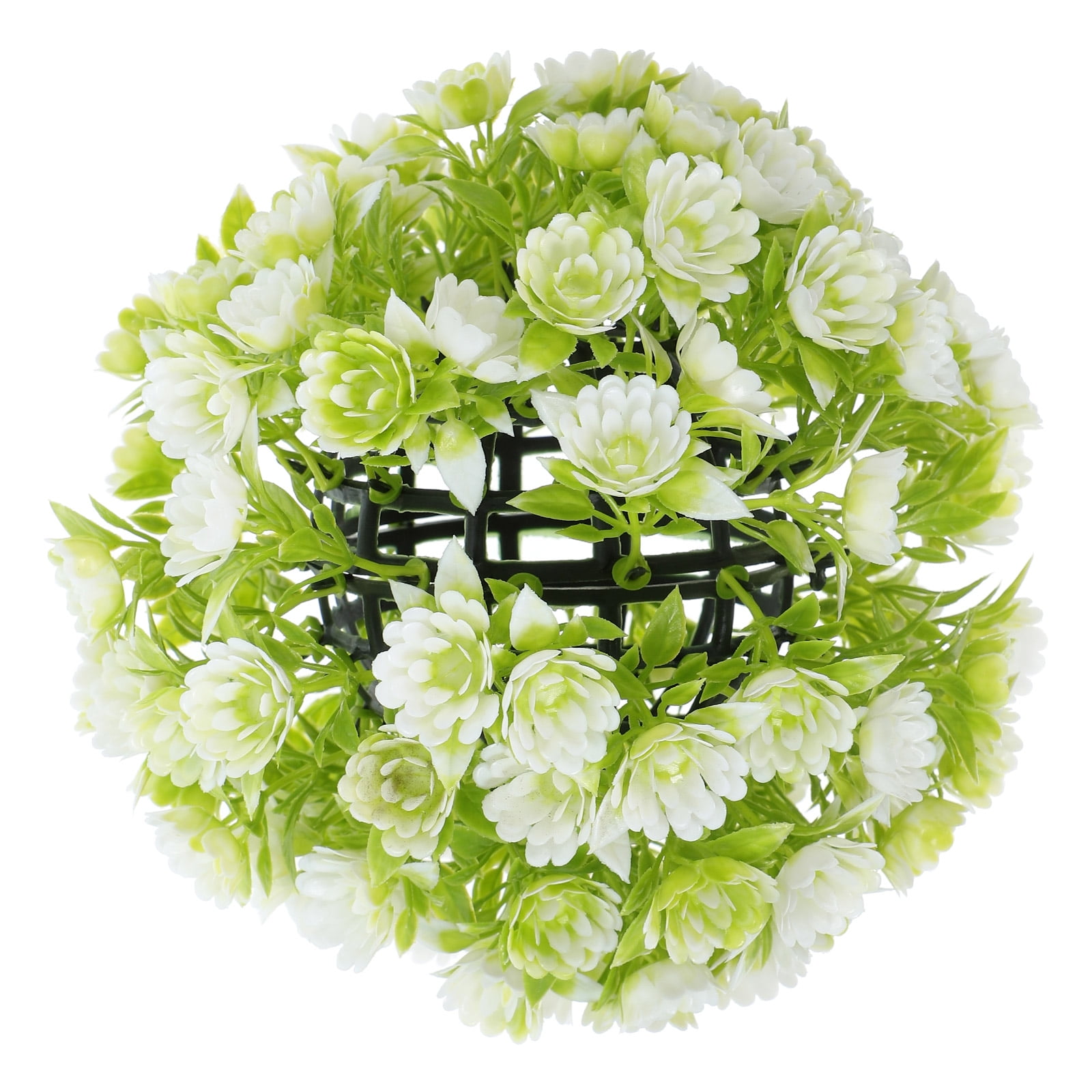 unbranded Artificial Plant Topiary Ball 20cm Decorative Faux Flower ...