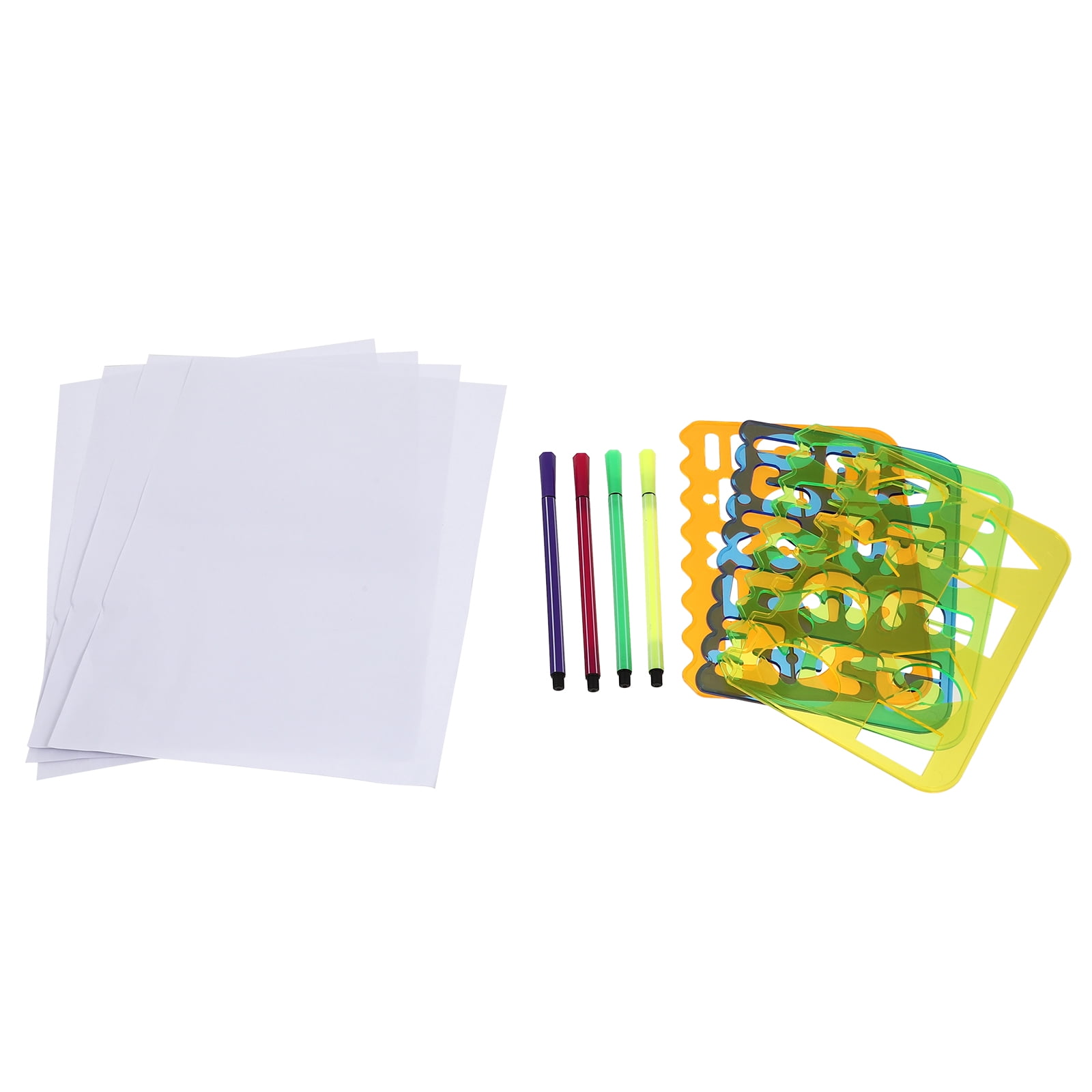 unbranded Automatic Power Converter Clear Wanhua Ruler Set ABC Stencils ...